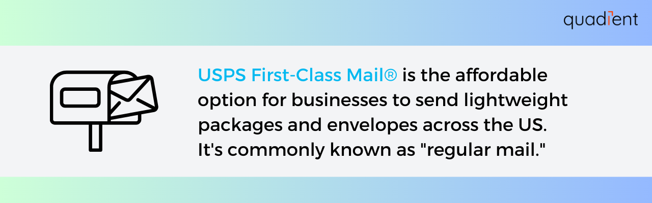 What is USPS® First-Class Mail®?